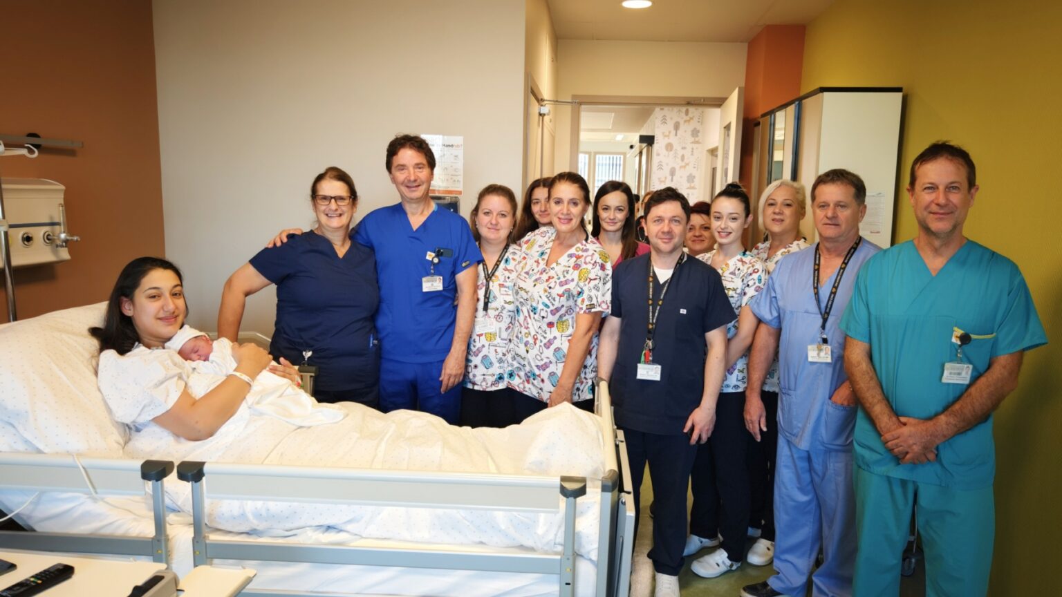 The Mother and Baby Center in the Zan Mitrev Clinic welcomes the birth ...